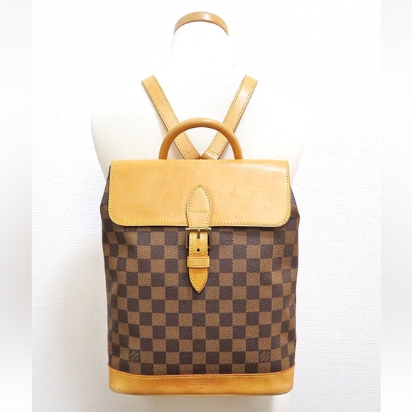 Louis Vuitton | Bags | Louis Vuitton Tan And Brown Checkered Backpack ...